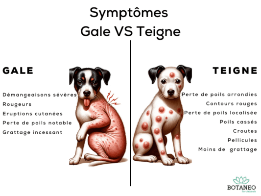 Gale ou teigne du chien : Test des 5 différences – Botaneo